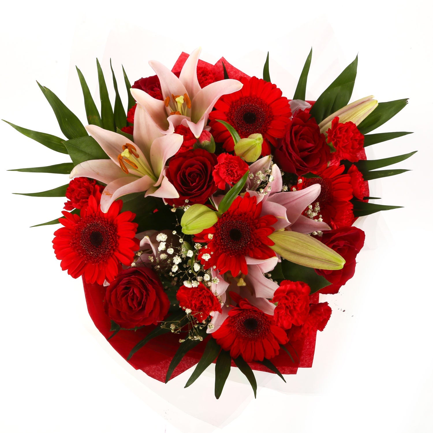 A Red Floral Fancy BouquetA Red Floral Fancy Bouquet flowers ...